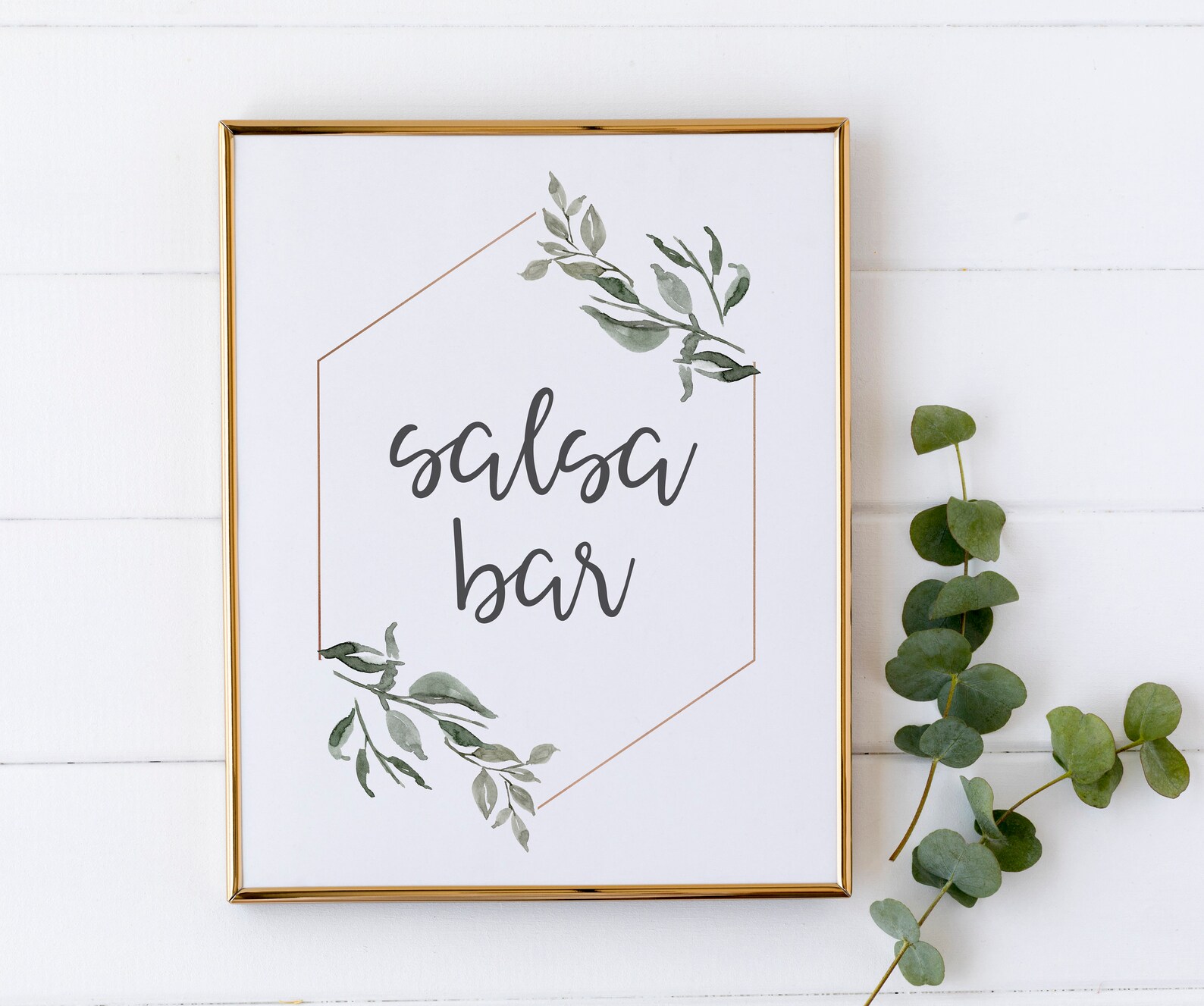 Salsa Bar Sign Chips and Salsa Sign Party Food Bar Signs - Etsy