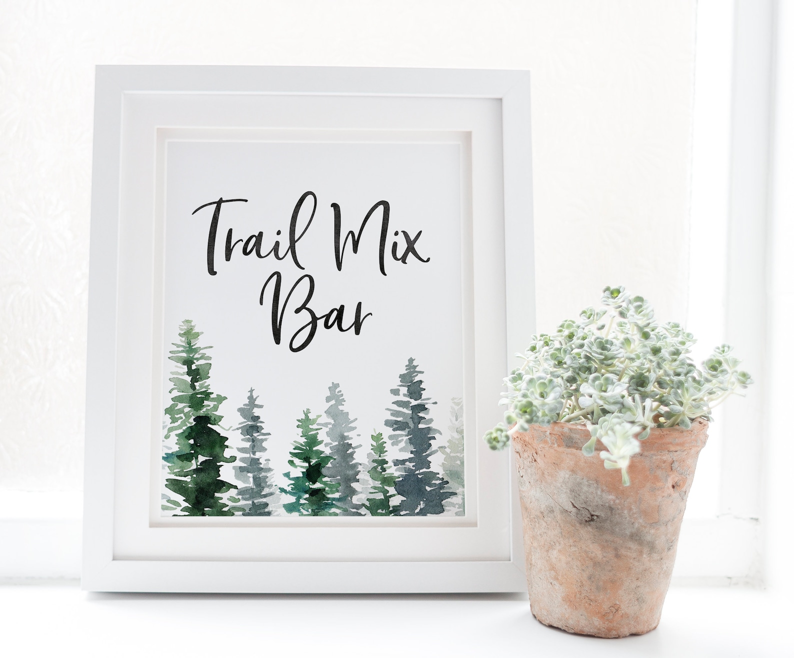 Trail Mix Bar Sign Baby Shower Sign Wedding Sign Rustic | Etsy