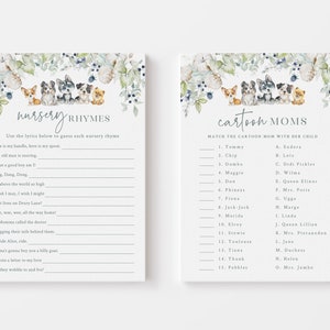 Puppy Baby Shower Game Bundle - Set of 25 Printable Games & Activities ...