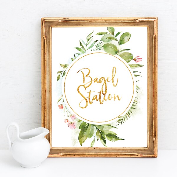 Bagel Bar Sign - Etsy