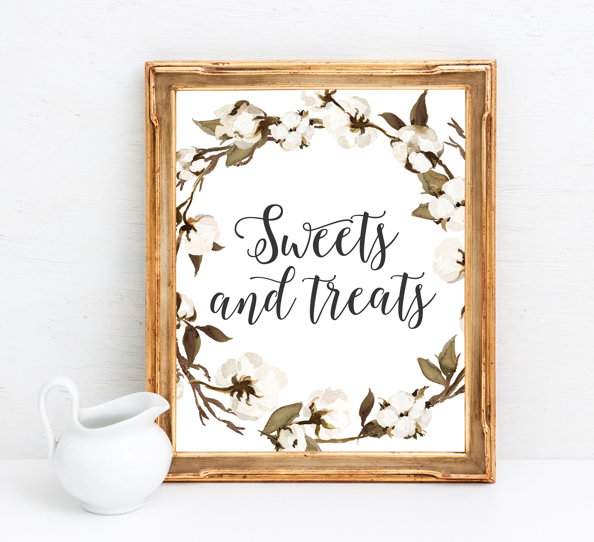 Sweets and Treats Sign Sweets Table Sign Fall Party Decor - Etsy