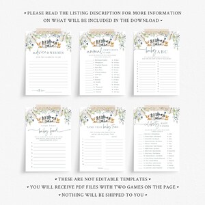 Puppy Baby Shower Game Bundle - Set of 25 Printable Games & Activities ...