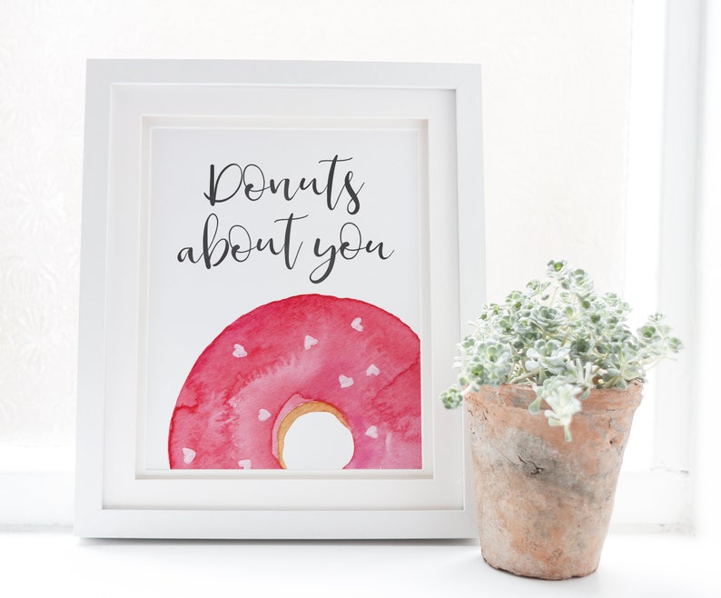 Donut Sign for Wedding Donuts About You Sign Donut Wedding | Etsy