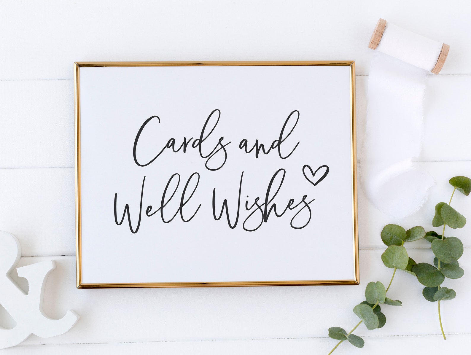 Cards and Well Wishes Sign Printable Wishing Well Sign - Etsy