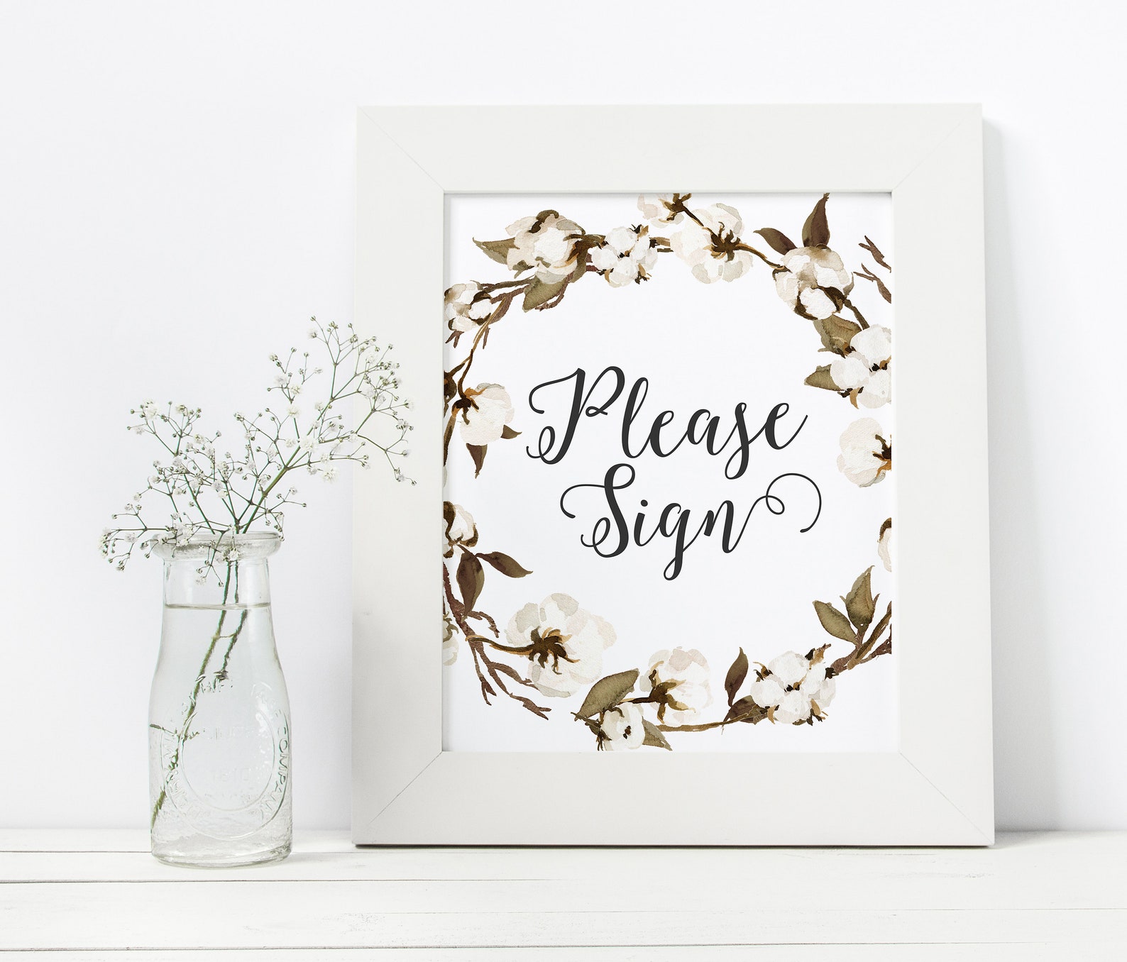 Please Sign Printable Please Sign Our Guestbook Sign | Etsy