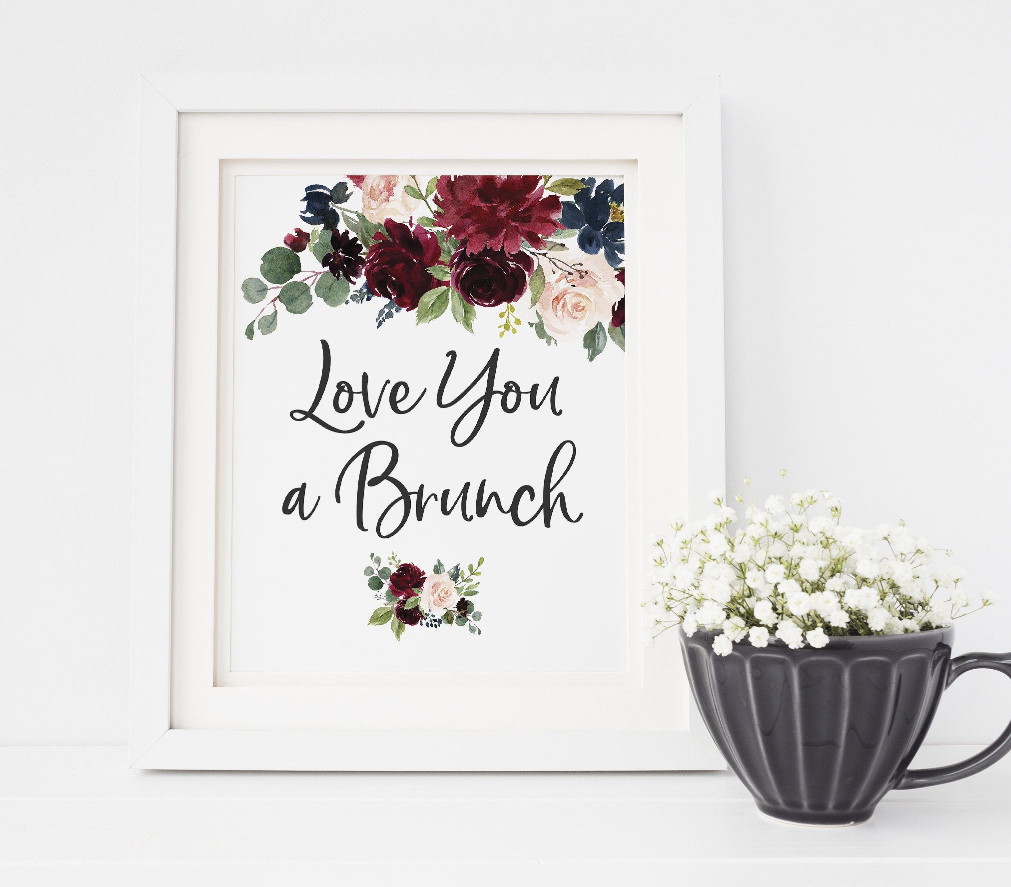 Love You a Brunch Sign Bridal Shower Brunch Signage Winter | Etsy