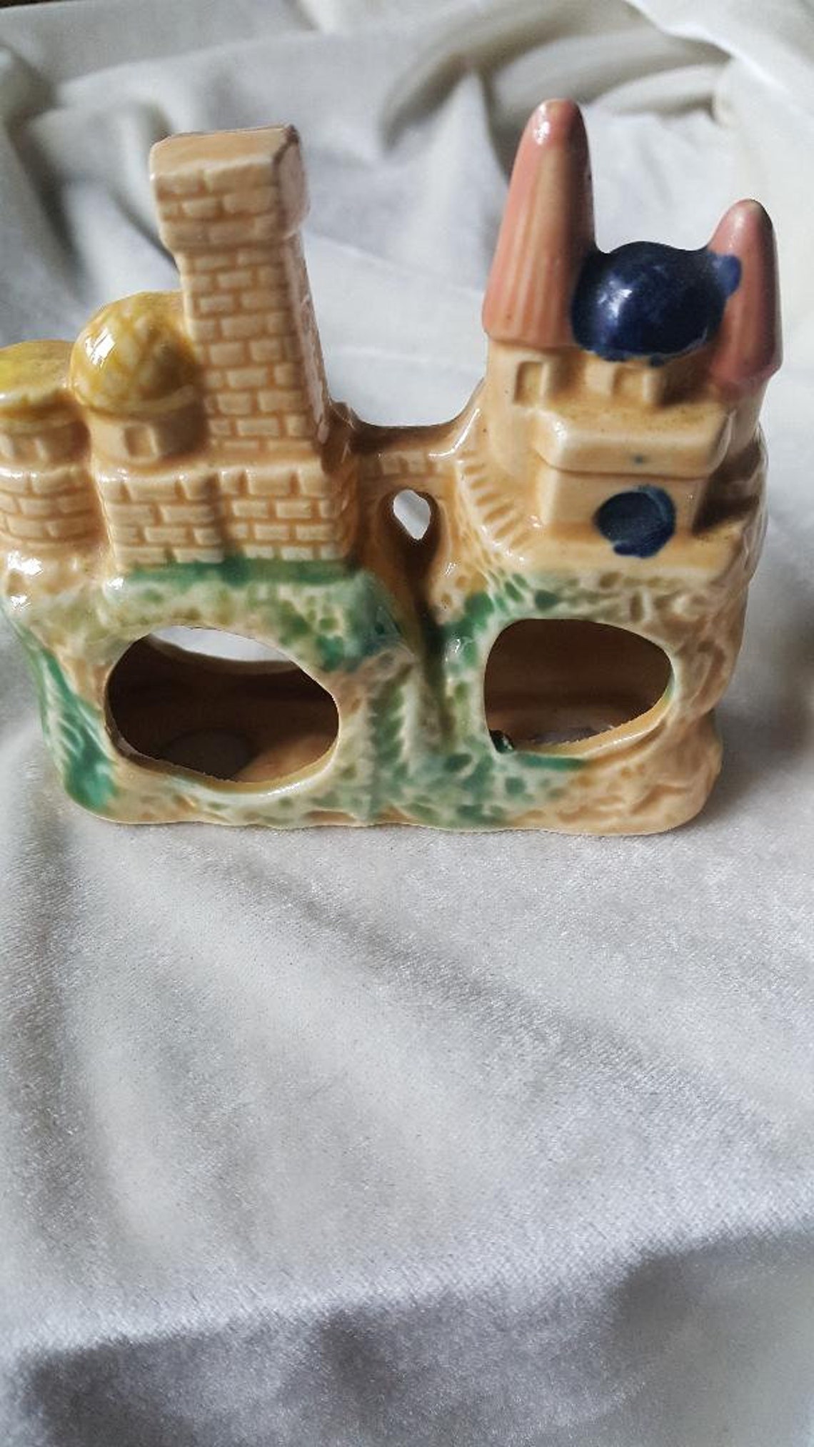 Vintage Aquarium Fishbowl Castle Made in Japan - Etsy