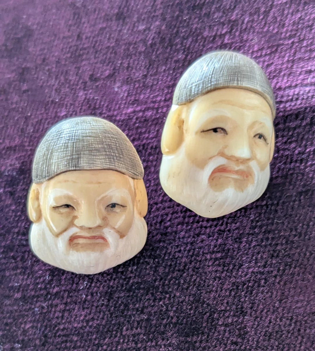 Japanese Toshikane Earrings, Not Porcelain but Hand Carved - Etsy