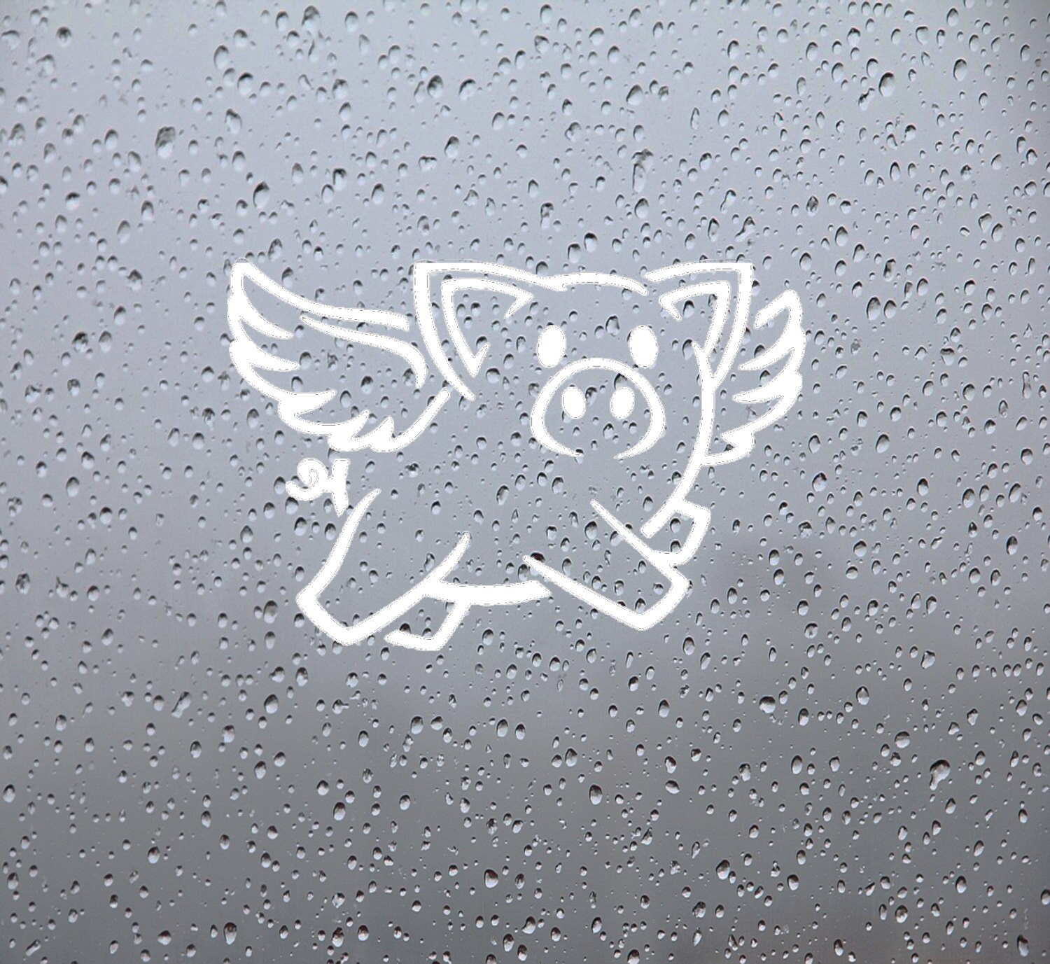 Flying Pig Decal - Etsy