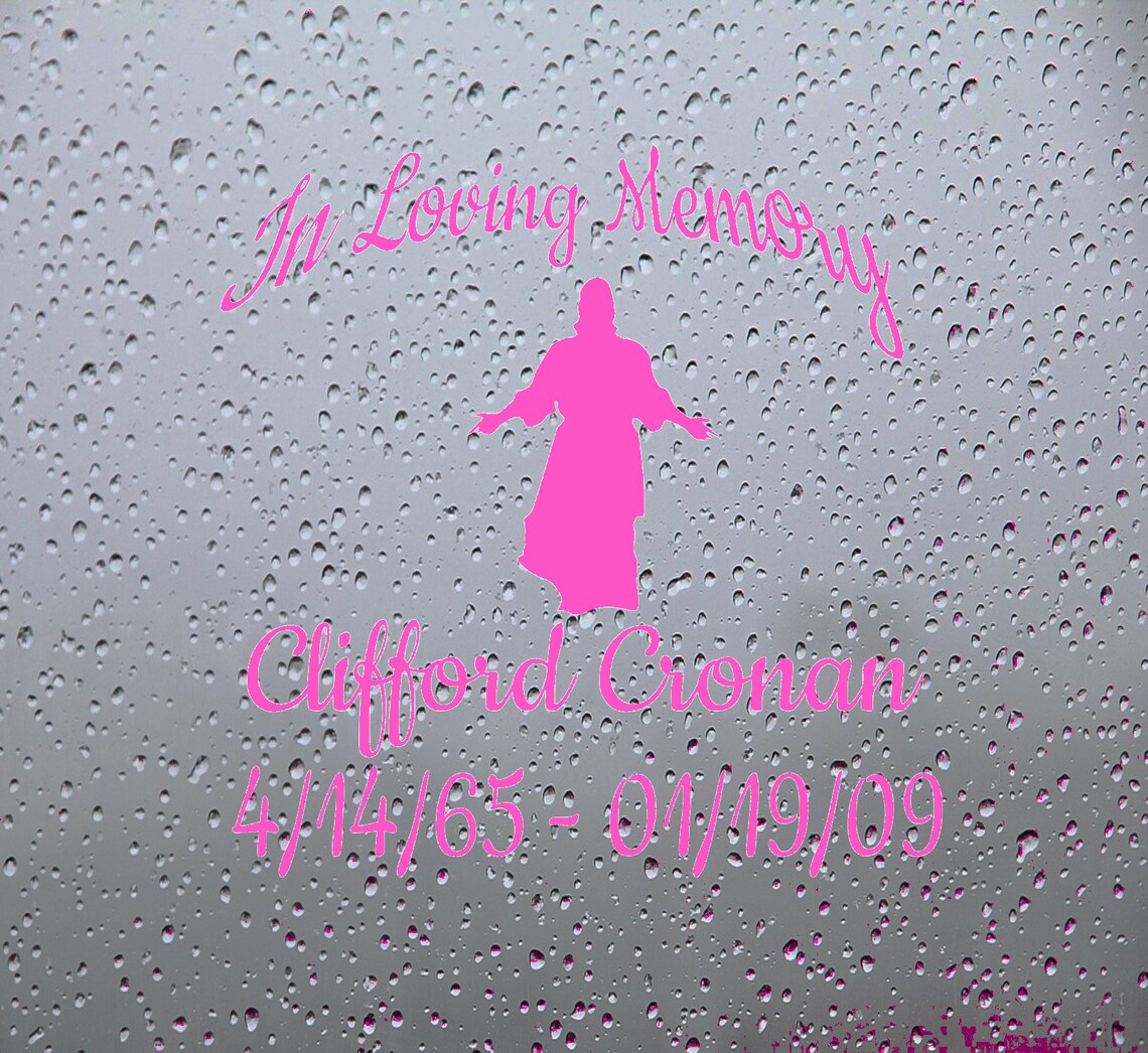 Multiple Spiritual Remembrance Car Decal | Etsy