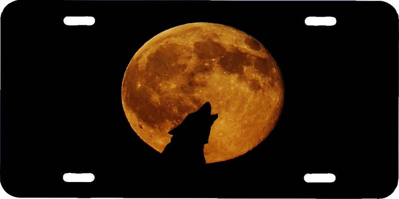 Multiple Design Wolves Car License Plate - Etsy