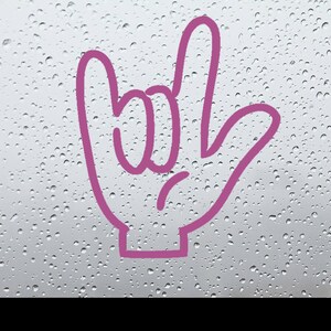 Multiple ASL Design Car Decal/stickers - Etsy
