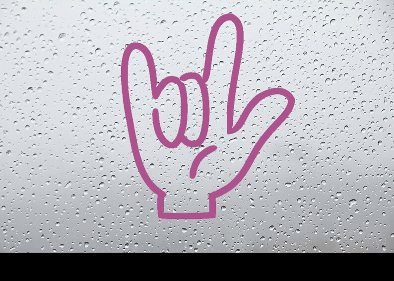 Multiple ASL Design Car Decal/stickers - Etsy