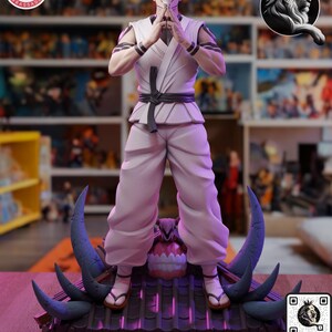 Fan Art Figurine of Sukuna, 3D Printed and Painted Collectible Figurine ...