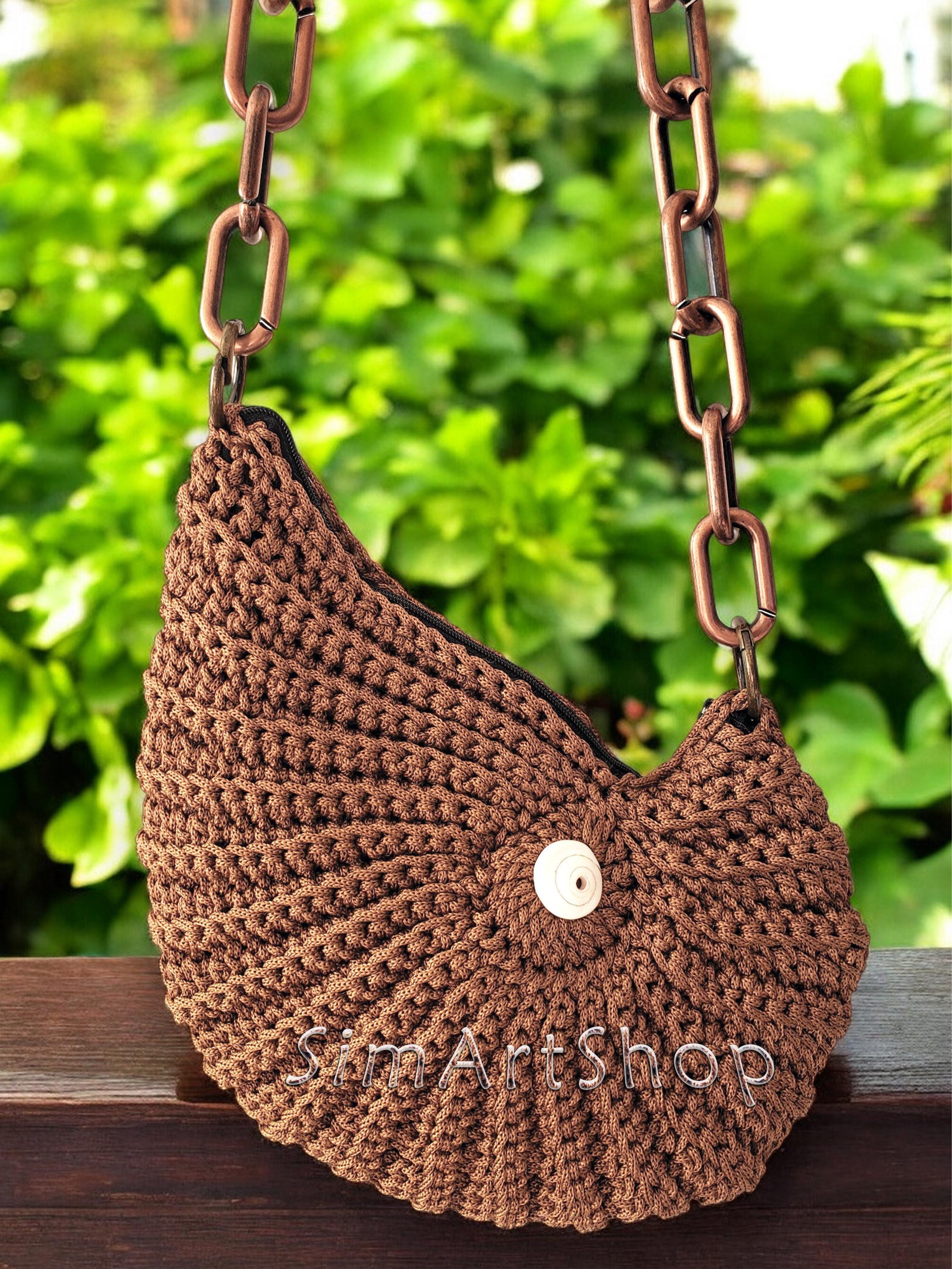 Crochet Ammonite Bag,nautilus Shell Purse,unique Design Seashell ...