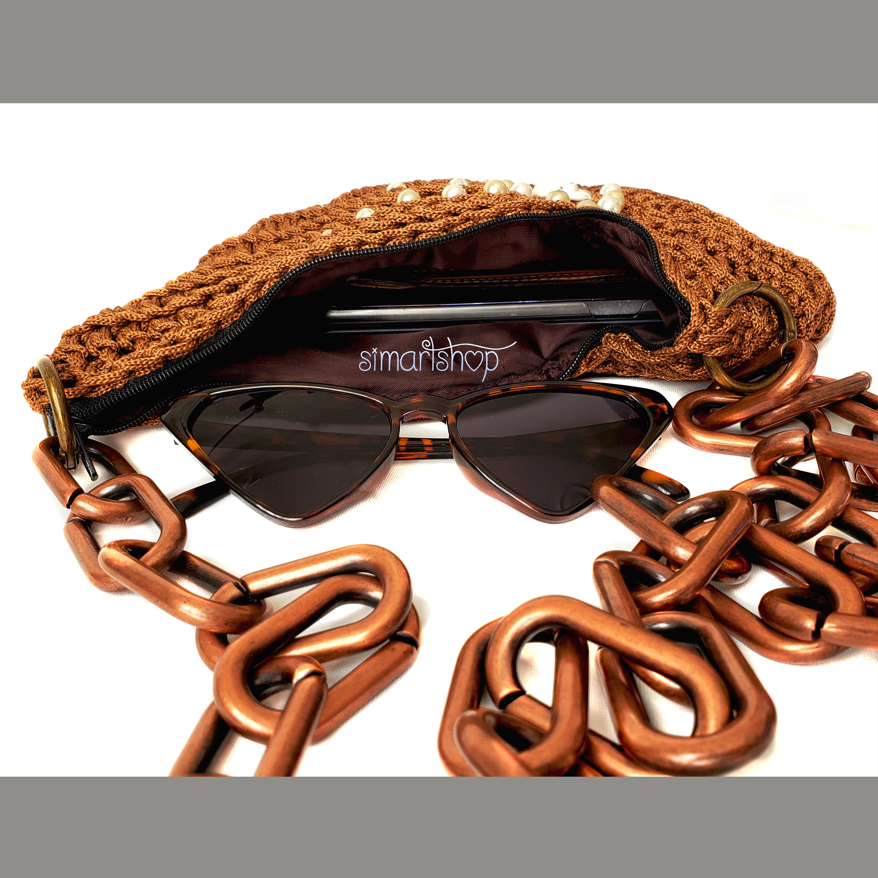 Crochet Ammonite Bag,nautilus Shell Purse,unique Design Seashell ...