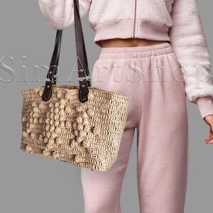 Crochet Bubble Raffia Bag, 3D Diamond Handbag, 3D Bubble Shoulder Bag ...