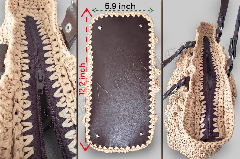 Crochet Bubble Raffia Bag, 3D Diamond Handbag, 3D Bubble Shoulder Bag ...