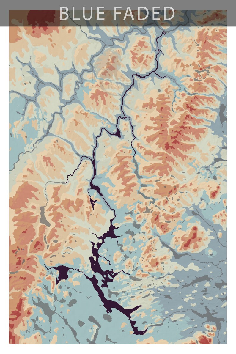 Allagash river map