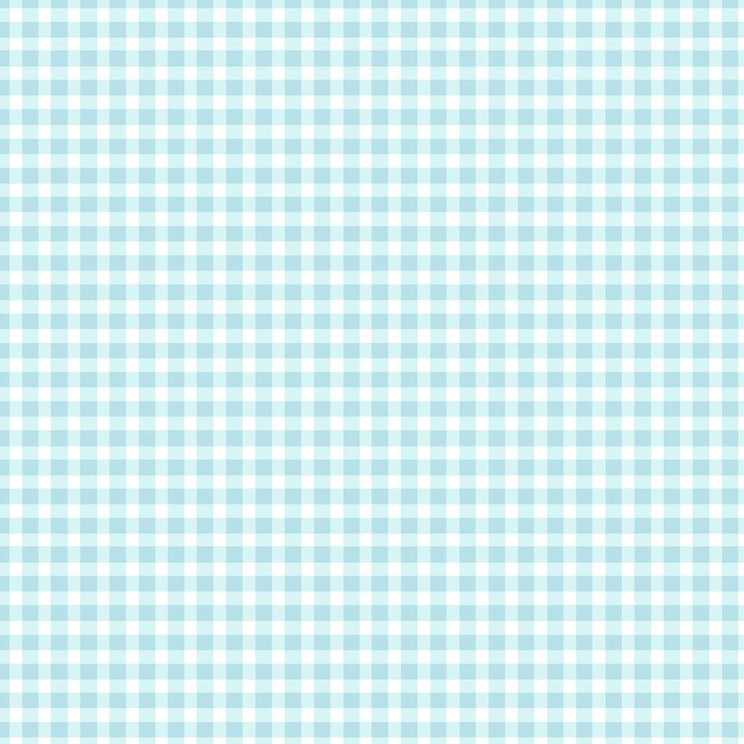 Beautiful Basics Collection Classic Check Aruba Blue Yardage by Kim ...