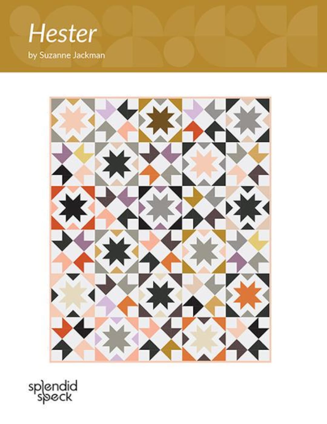 Hester Machine Pieced Quilt Pattern Finished Quilt Size (60" X 72") by ...