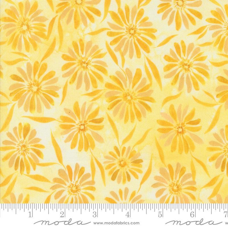 Yellow Floral Fabric - Etsy