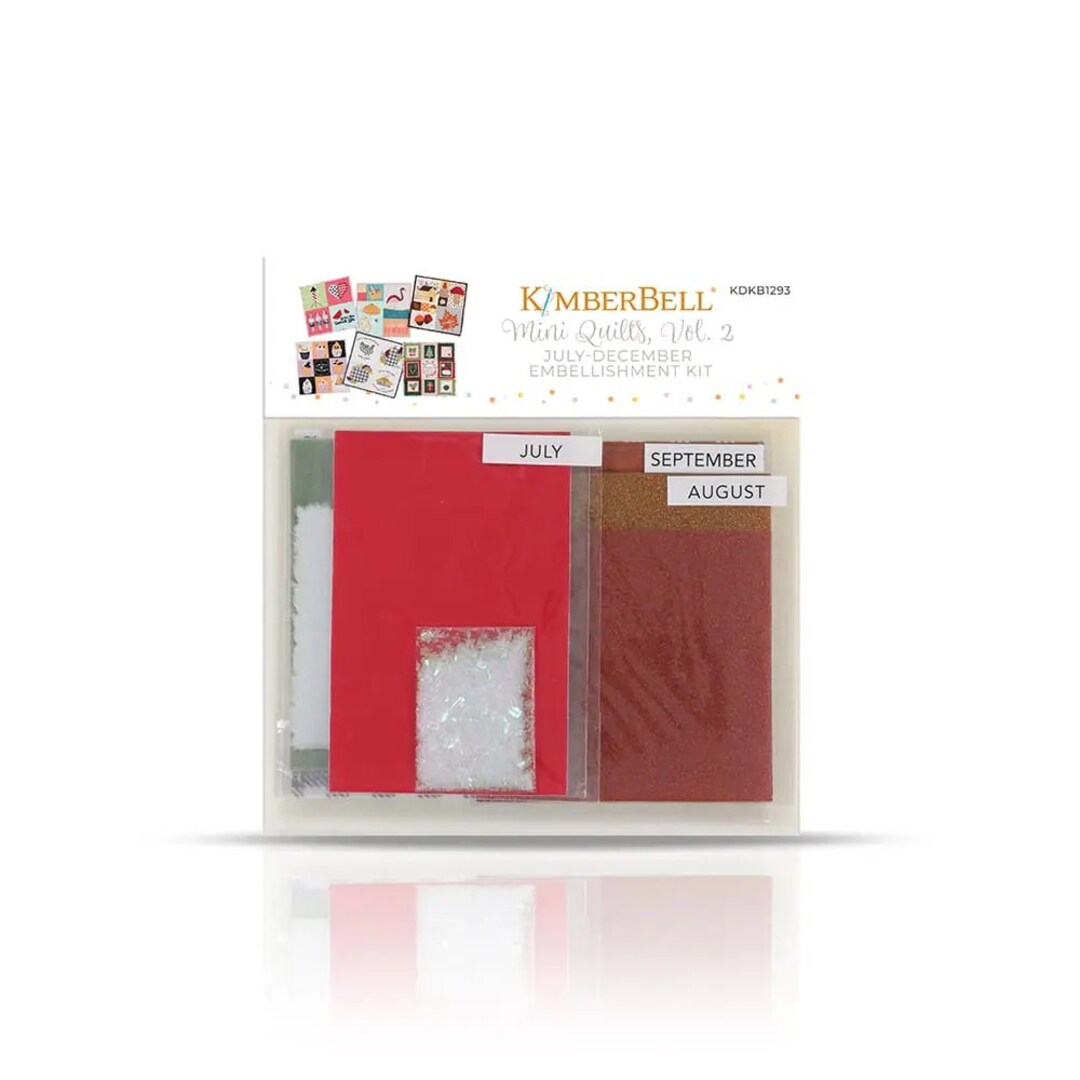 Kimberbell Mini Quilts Volume 2 July Thru December Embellishment Kit by ...