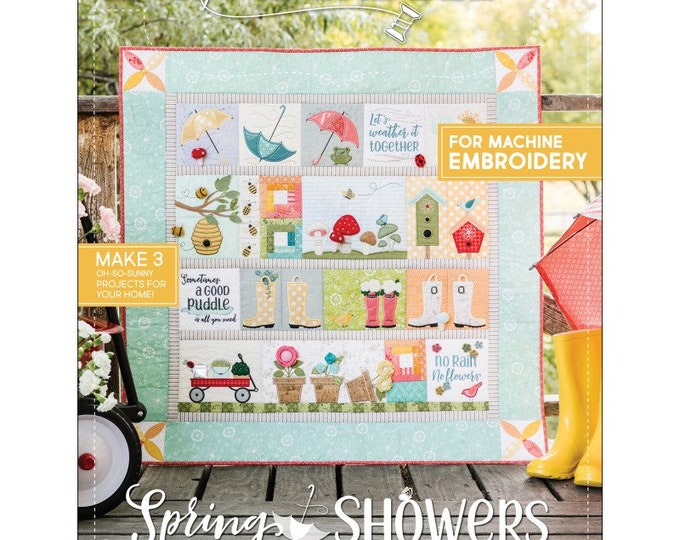 Spring Showers Embroidery Version Pattern Book W/ CD Included by ...