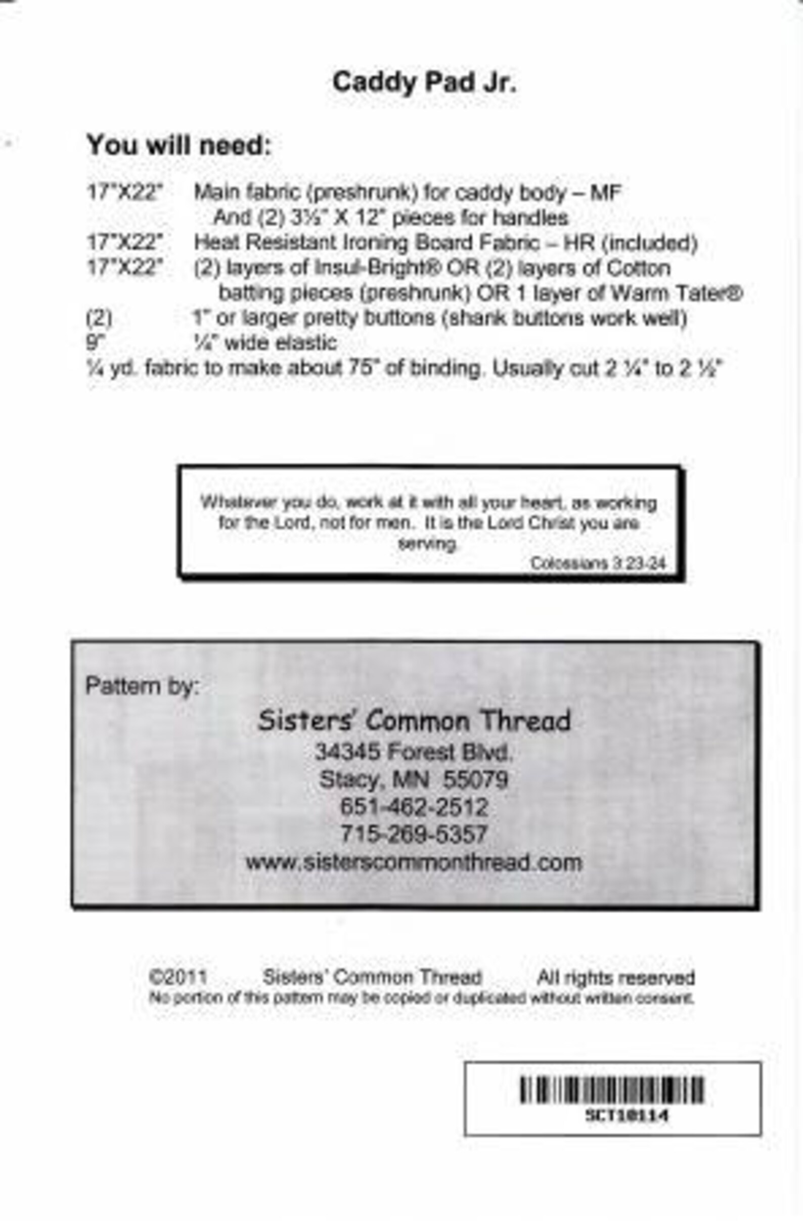 Caddy Pad Jr Pattern~ Clever Iron Tote and Ironing Pad in One!~heat ...