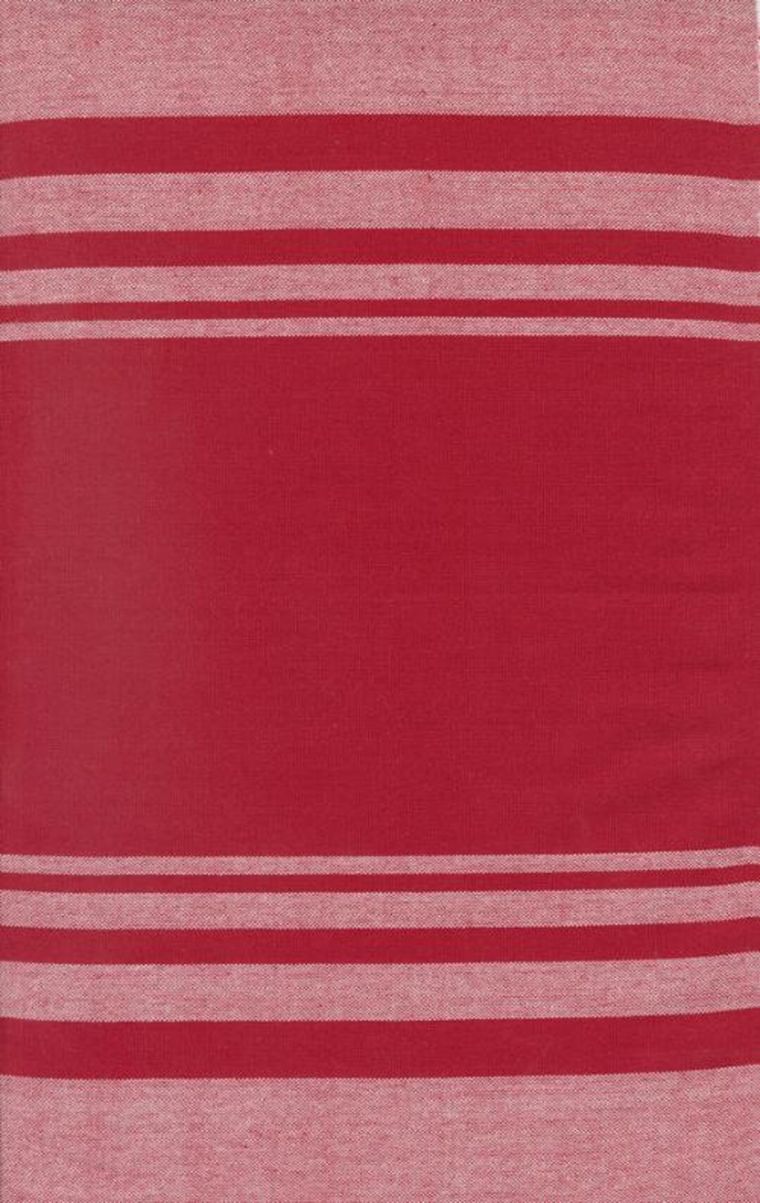 18 Panache Toweling Collection Large Red Center Pin Stripe Toweling ...
