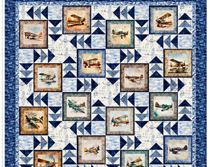 Flying High Collection Wing It Quilt Kit (56" X56") by Dan Morris for ...