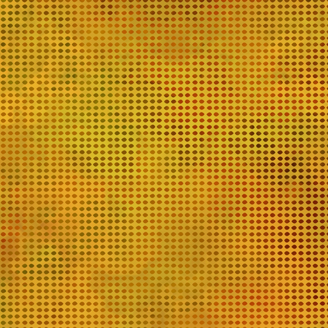 Dit Dot Evolution Sunflower Dot Tonal Yardage by Jason Yenter for in ...