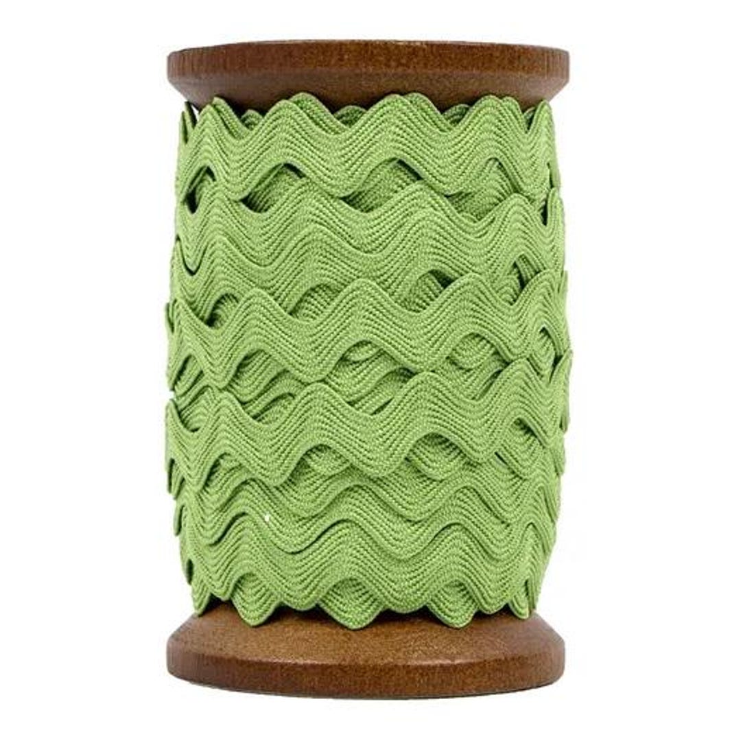 Ric Rac~large Vintage Trim~riley Green ~vintage Wooden Spool~lori Holt ...