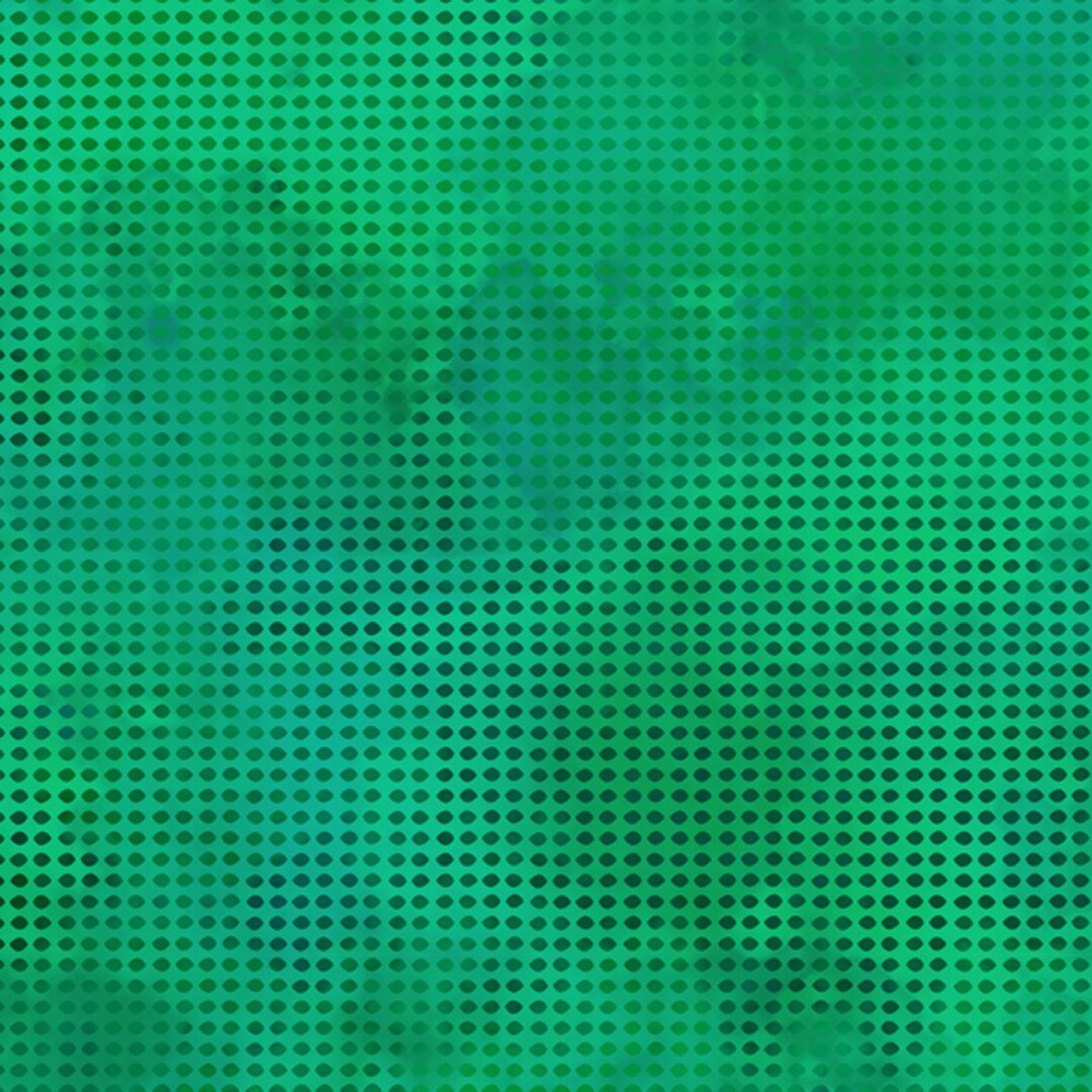 Dit Dot Evolution Collection Teal Green Dot Tonal Yardage by Jason ...