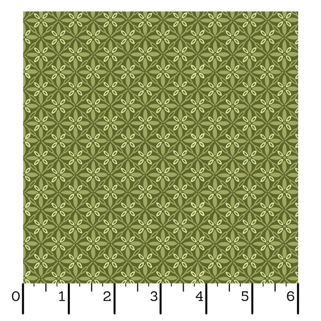 Kimberbell Basics Collection Tufted Green Geometric Tonals - Etsy