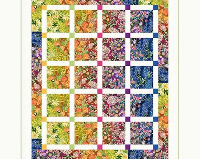 Liberty Machine Pieced Quilt Pattern Quilt Size (45" X 70") by ...