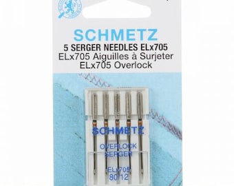 SCHMETZ Overlock Serger Sewing Machine Needles Size 12 - Etsy