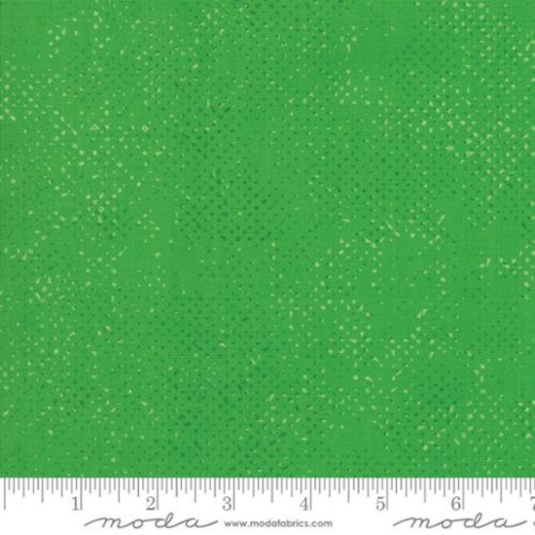 Spotted Collection Kelly Light Green Spotted Dots Yardage by Zen Chic ...
