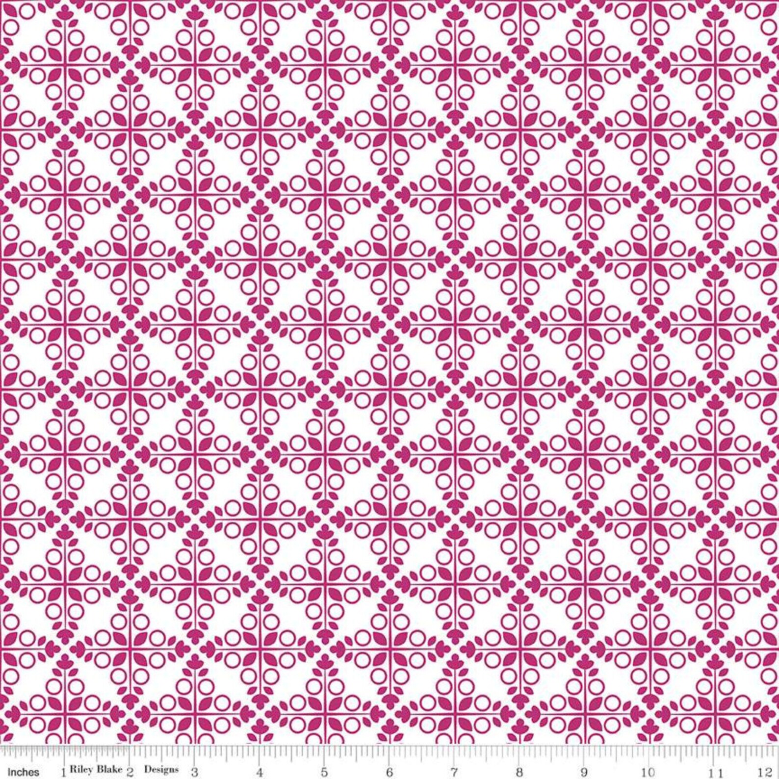 Garden Party Collection Trellis Fuchsia Yardage (C9562 FUCHSIA) by ...