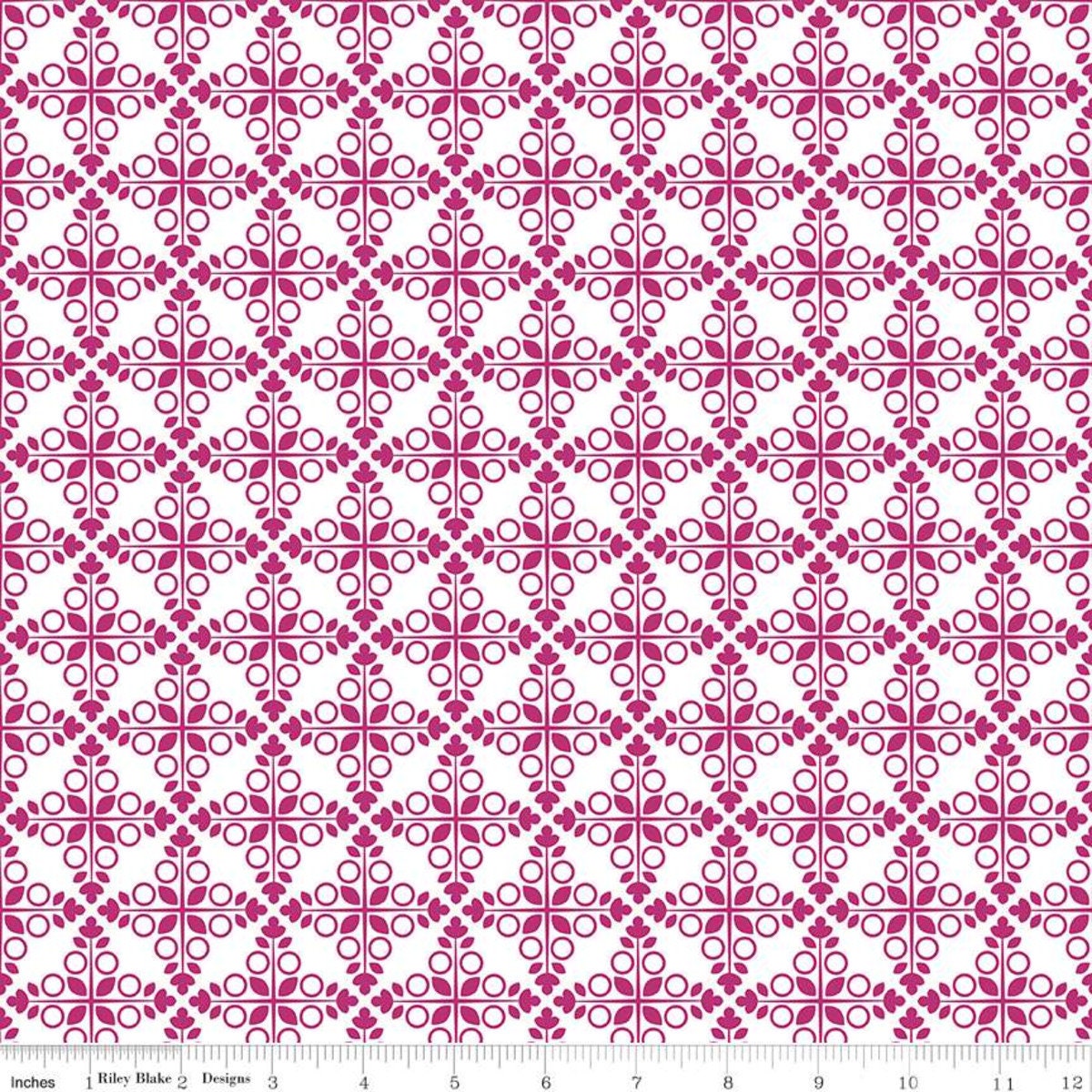 Garden Party Collection Trellis Fuchsia Yardage (C9562 FUCHSIA) by ...