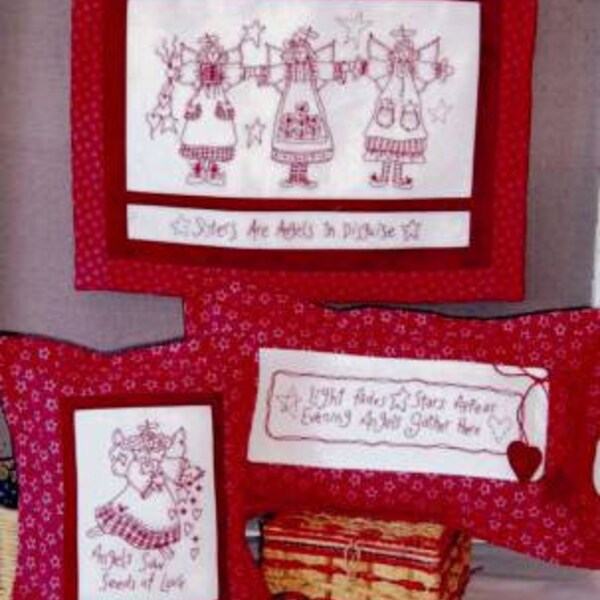 Redwork Pattern - Etsy