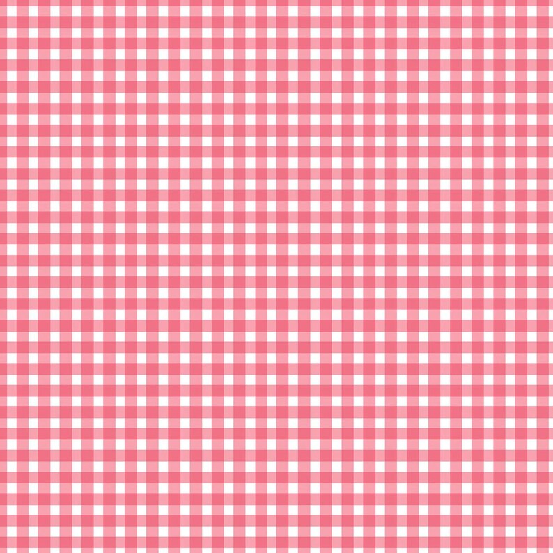 Beautiful Basics Collection Classic Check Shell Pink Yardage by Kim ...