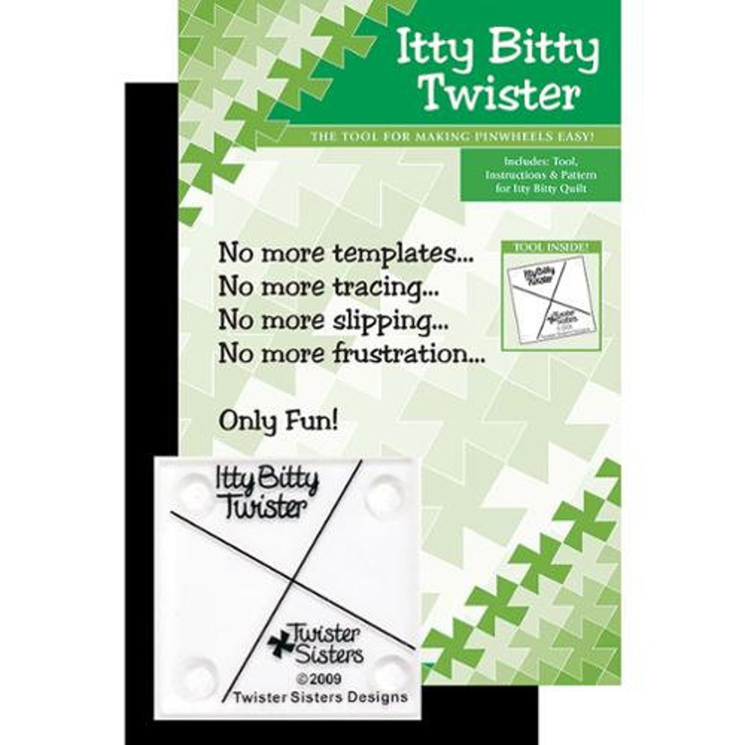 Itty Bitty Twister Acrylic Template for Making Pinwheels Easy! by ...