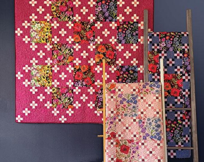 Fiona's Daisy Chain Machine Pieced Quilt Pattern of Robin Pickens Quilt ...