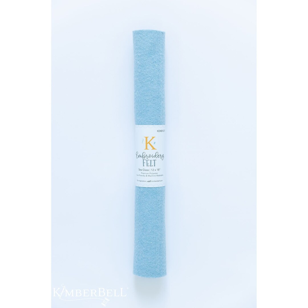 Kimberbell Embroidery Felt Sea Glass~ 12" X 18"~premium Polyester~iron ...