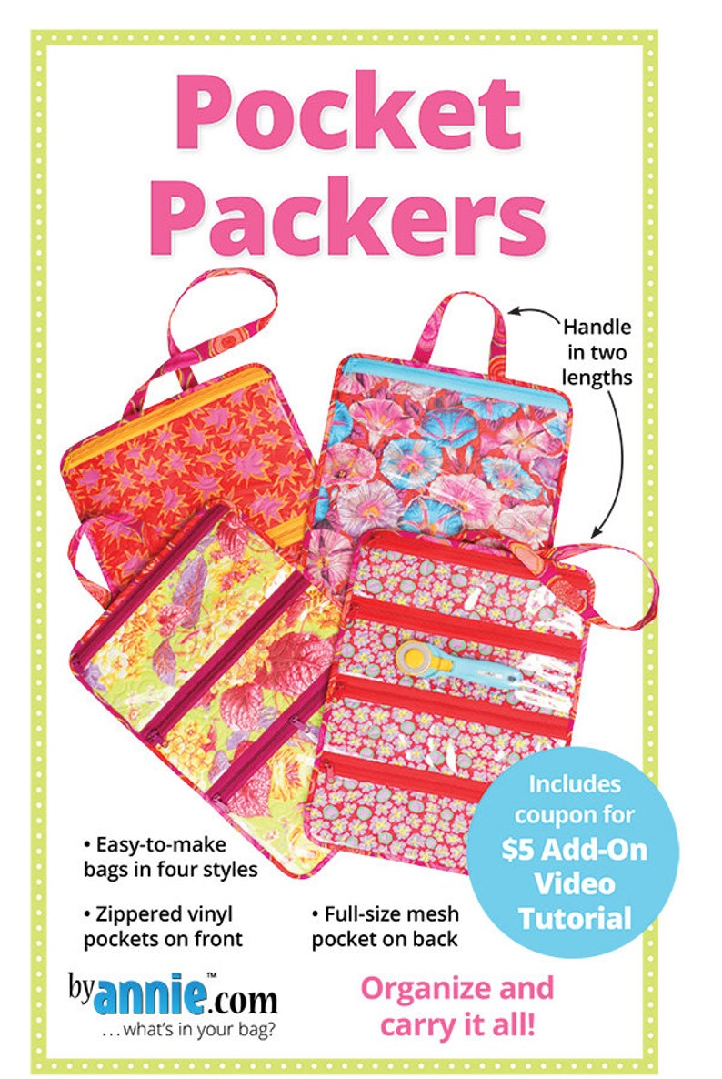 Pocket Packers by Anniezippered Easy-to-make Organizer ...