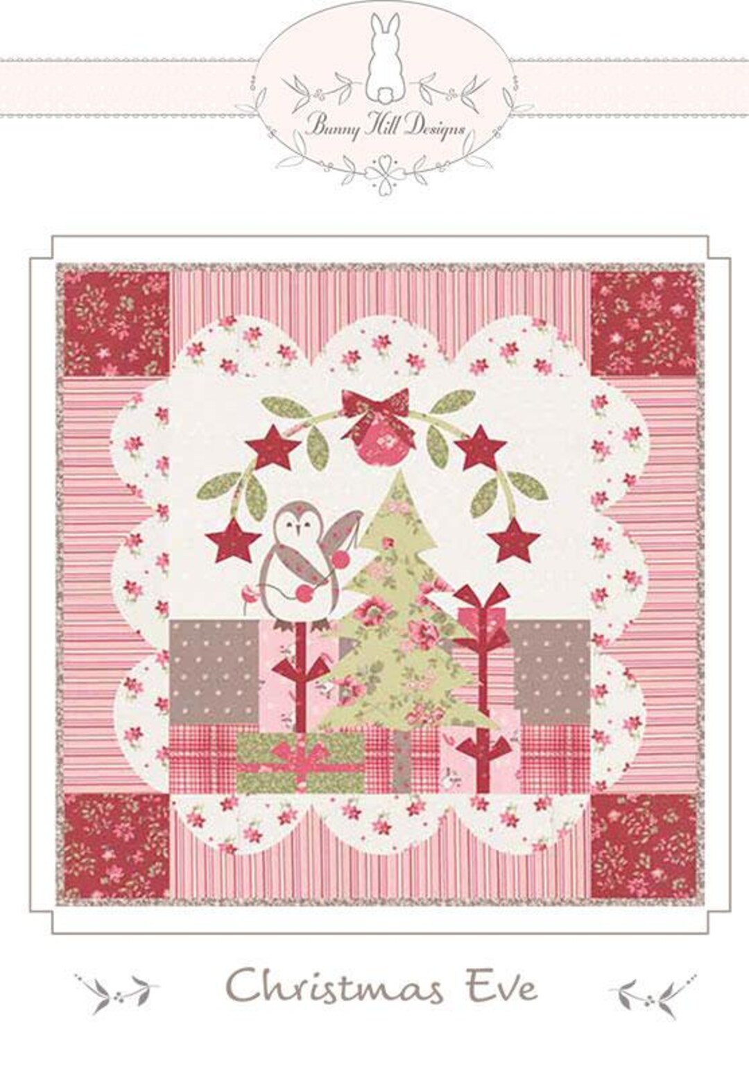 Christmas Eve Machine Pieced Quilted Pillow Pattern (18" X 18") by Anne ...