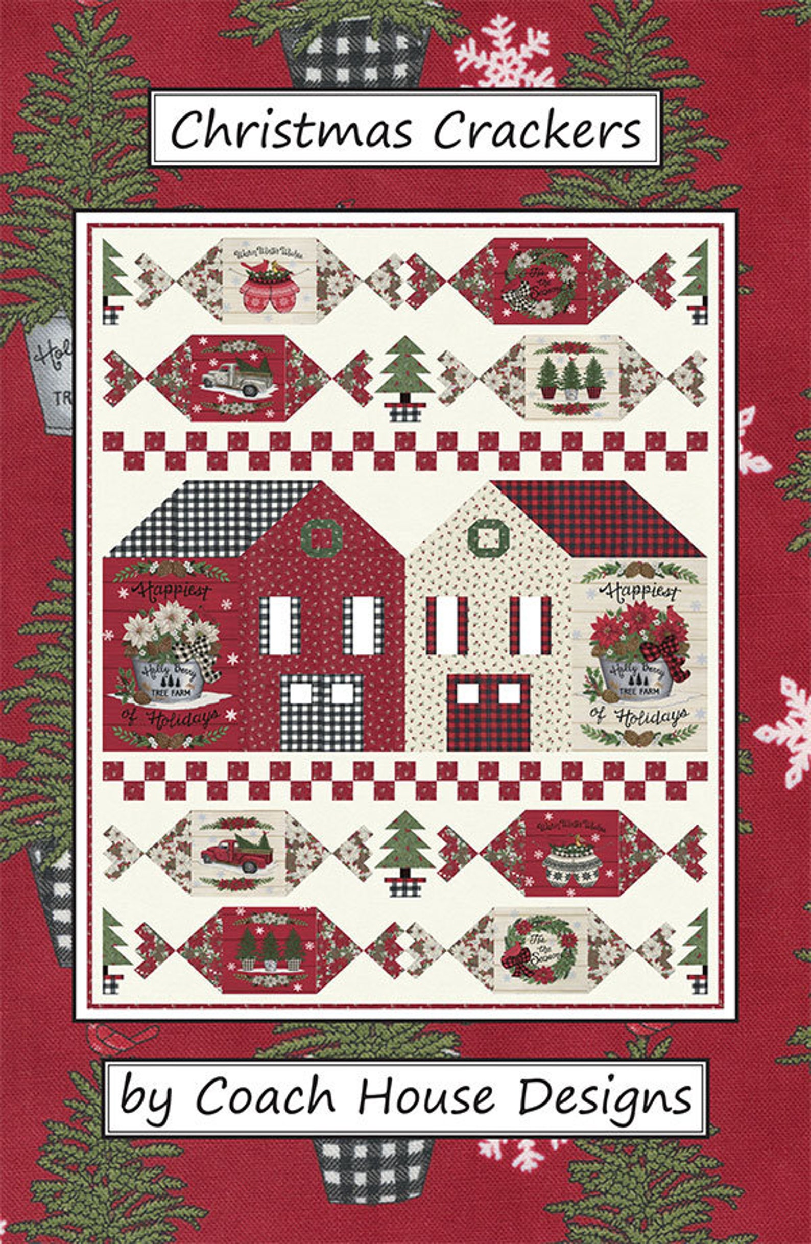 Christmas Crackers Quilt Pattern by Barbara Cherniwchan for - Etsy