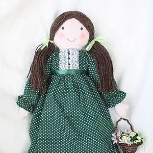 RC607E – “lucy” Cloth Doll Sewing Pattern – PDF Download Doll Making ...