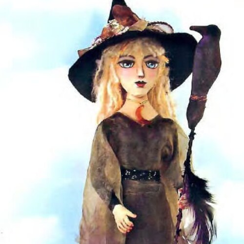 SE836 Night Wanderer Standing Witch Art Doll Pattern - Etsy